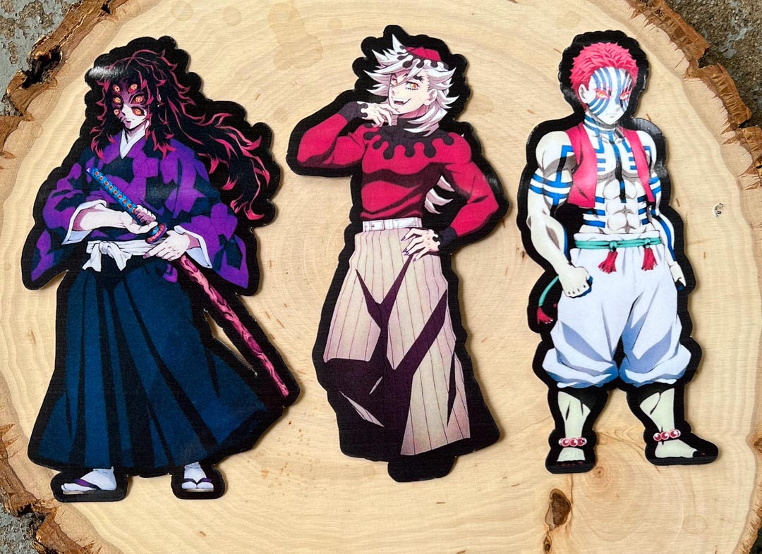Demon Slayer Full Body Douma Akaza Kokushibo Demon Stickers - Etsy