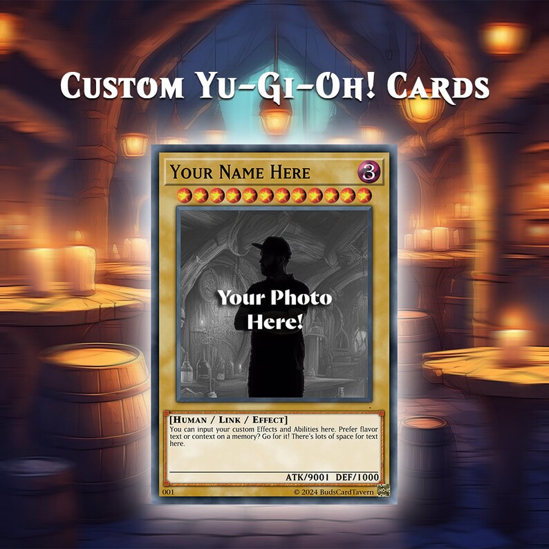 Custom Yu-gi-oh! Cards Styled Cards (standard and Foil) - Etsy