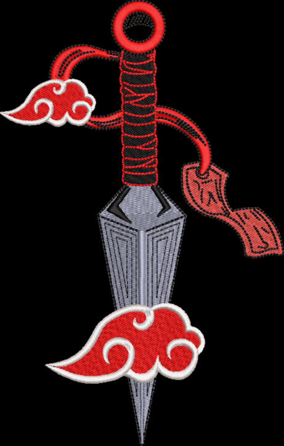 Anime Swords Machine Embroidery Design, Katana Sword, Ninja Embroidery ...