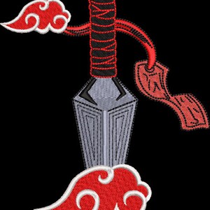 Anime Swords Machine Embroidery Design, Katana Sword, Ninja Embroidery ...