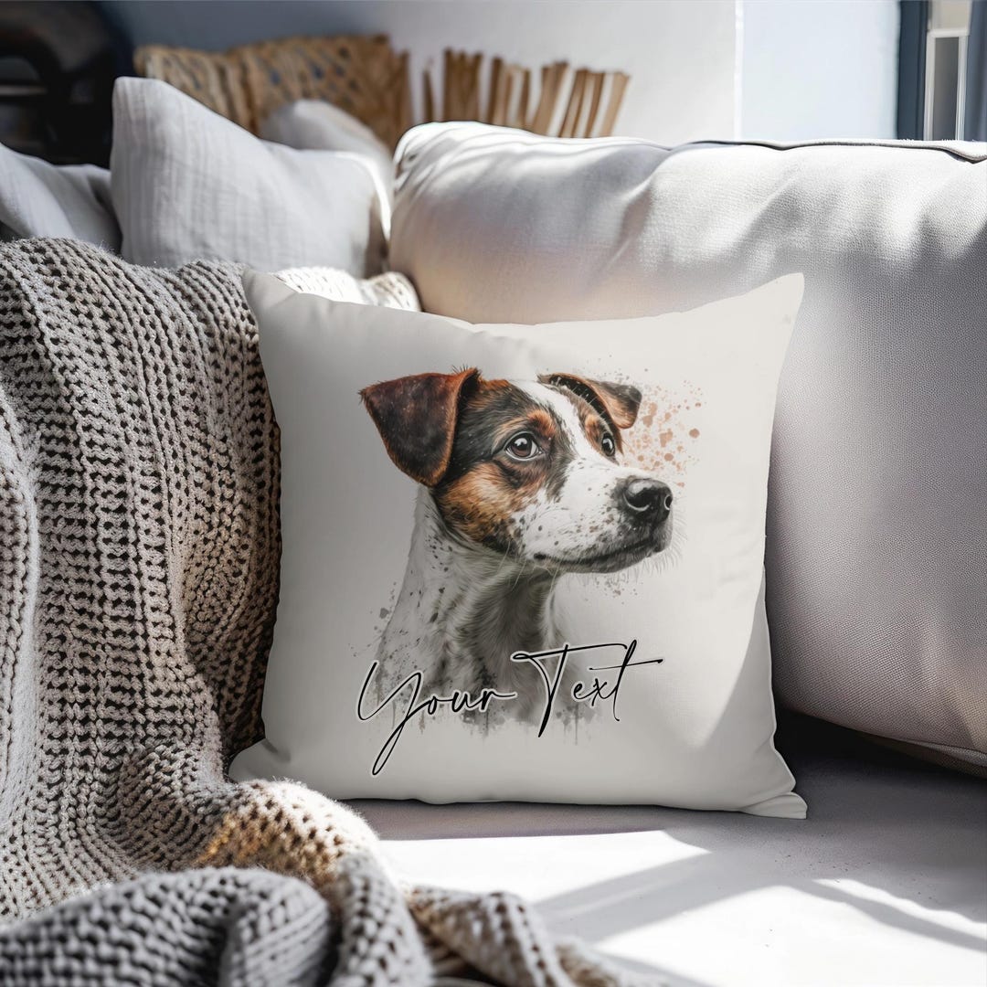Jack Russel Dog Cushion | Custom Pet Cushion | Personalised Pet Cushion ...
