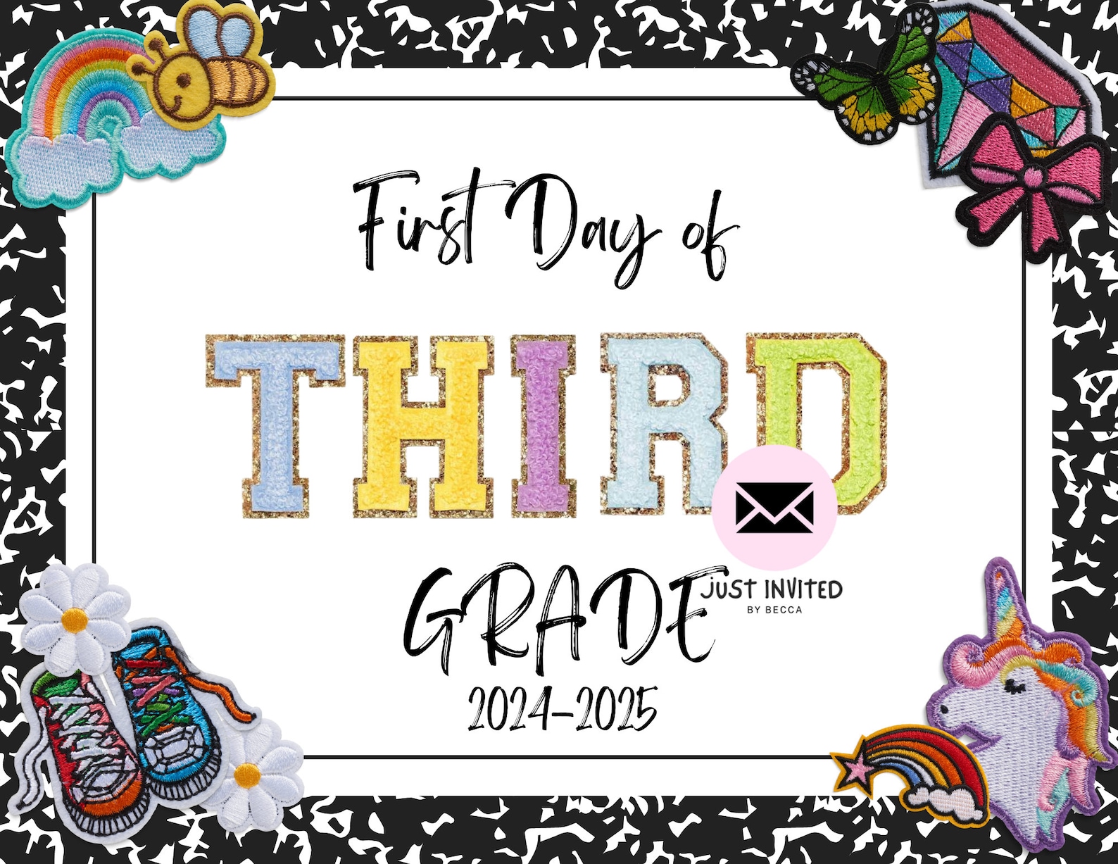 First Day of School Sign Printable Digital Download First Day of School ...