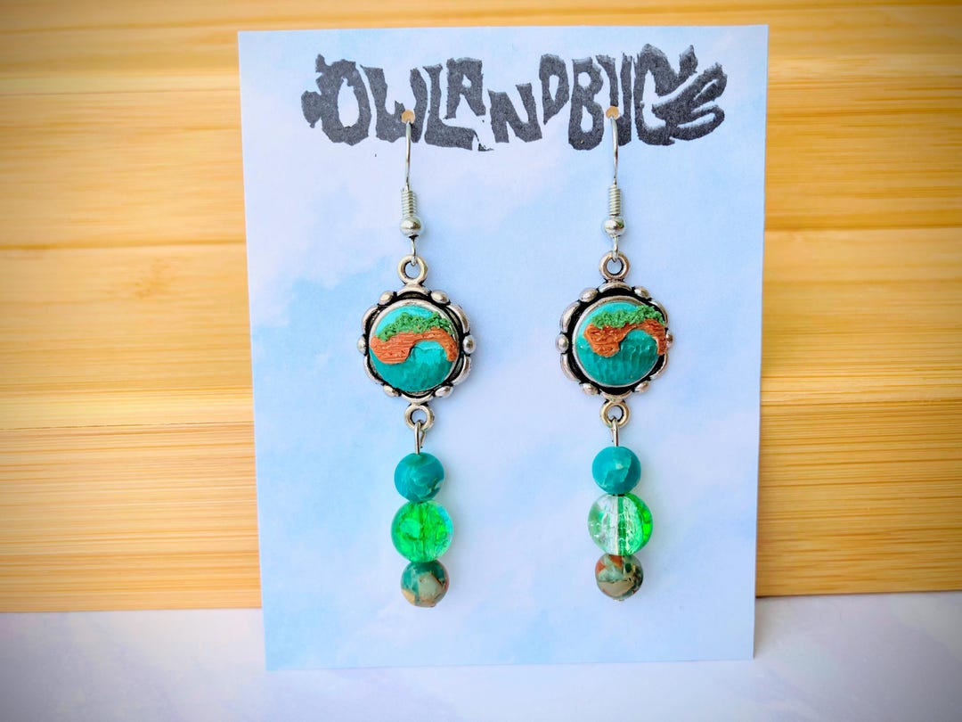 Pictured Rocks Earrings, Upper Peninsula Michigan Jewelry, Nature ...