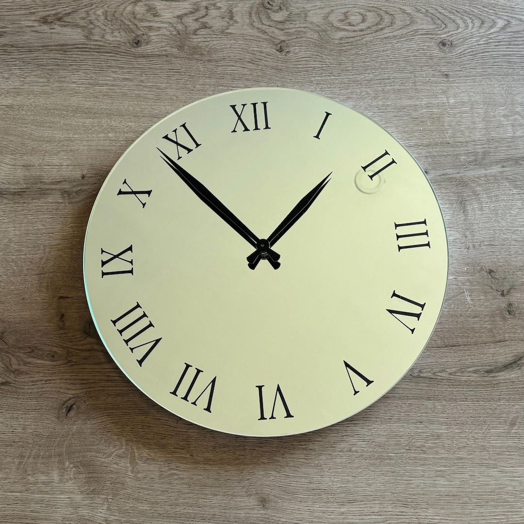 Wall Clock, Oversize Wall Clock, Unique Circle Wall Clock, Silent ...