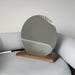 Round Mirror, Small Mirror, Table Top Mirrors, Compact Mirror, Wooden ...