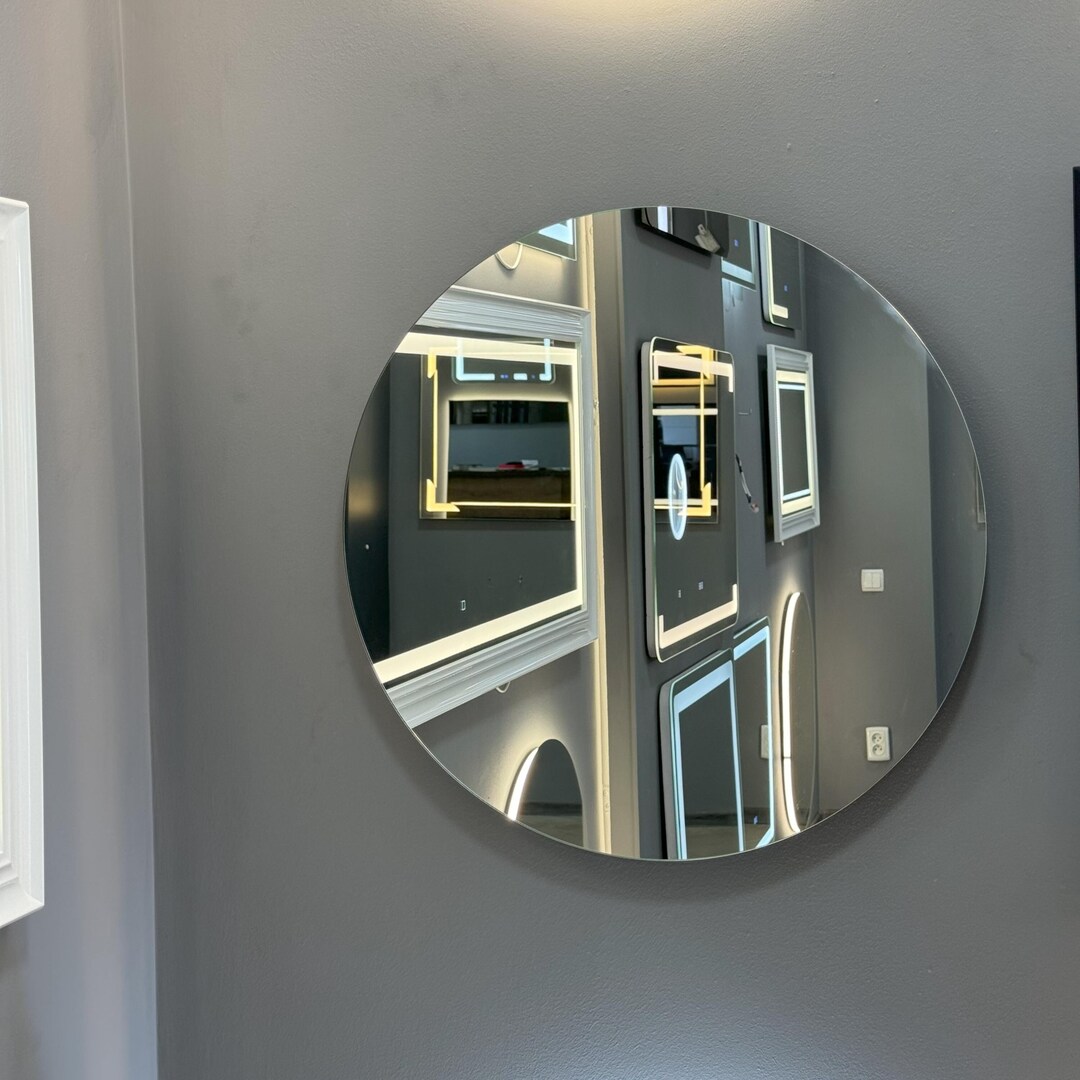 Modern Round Wall Mirror, Circle Mirror, Decor Mirror for Bathroom ...