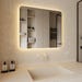 Rectangular LED Backlit Mirror for Closet or Dressing Room – Modern ...