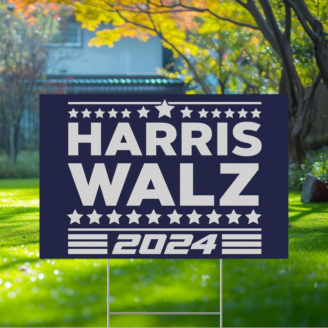 Letrero para el jardín con estaca en forma de H para las elecciones de ...