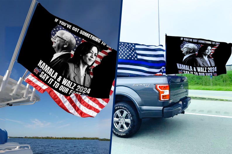 Kamala Harris Walz 2024 Flag, Kamala Flag, Political Flag, Harris Walz ...