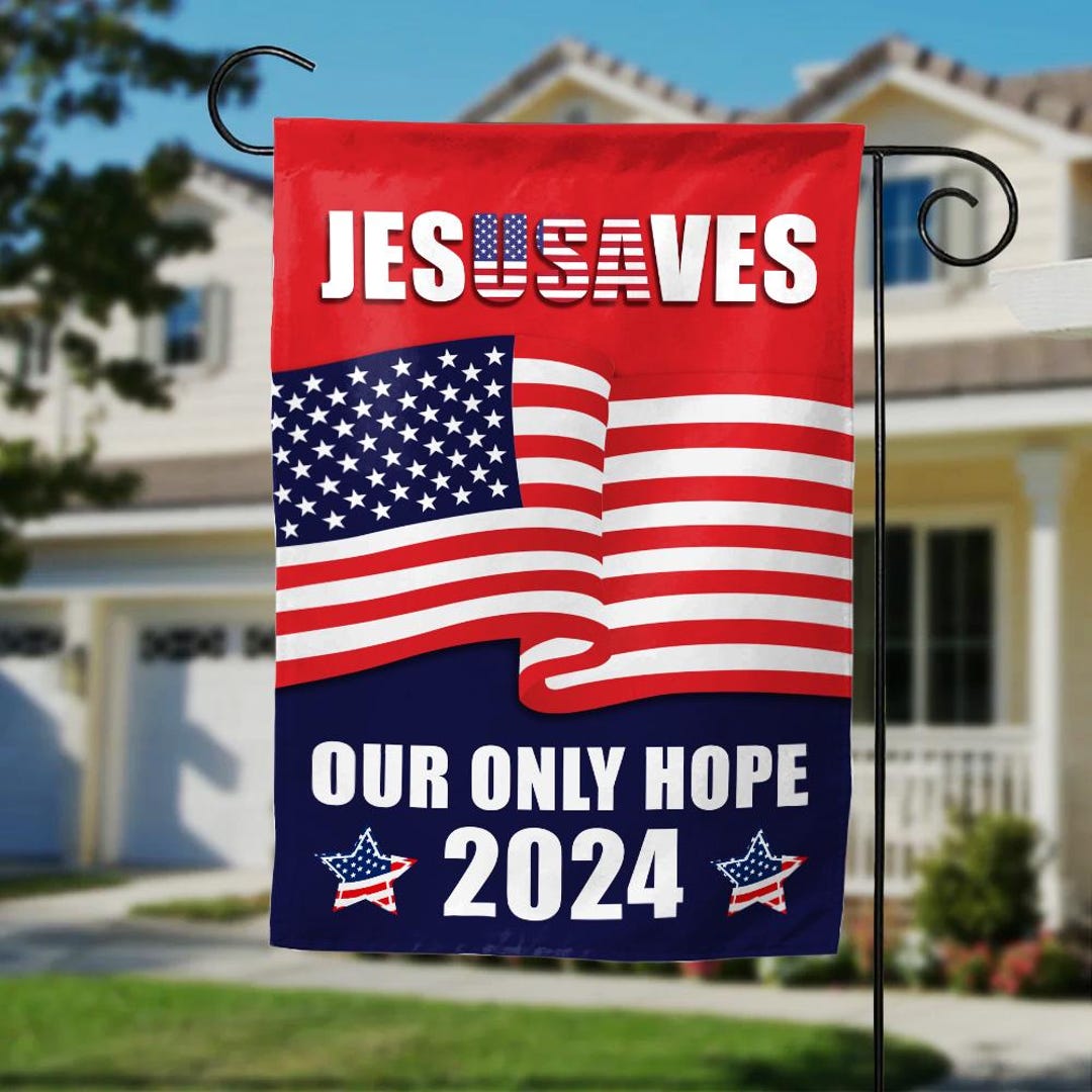 Jesus Our Only Hope Flag, American Jesus Save Flag, Faith Jesus Flag ...