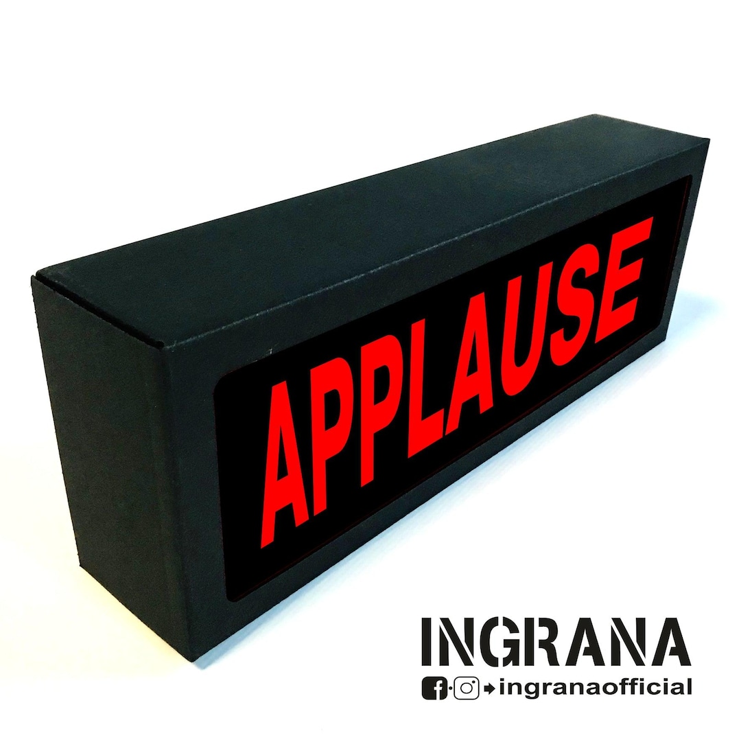 Illuminated applause Sign - Etsy