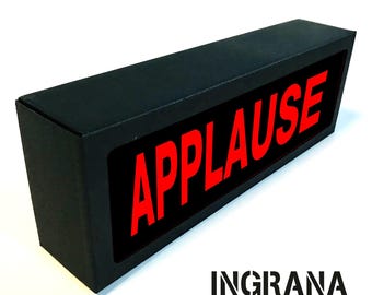 Applause Sign - Applause Lightbox - Applause Light Box - Broadcast Sign ...