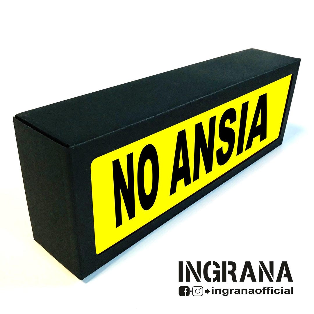 "no Anxiety" Light Sign - Etsy