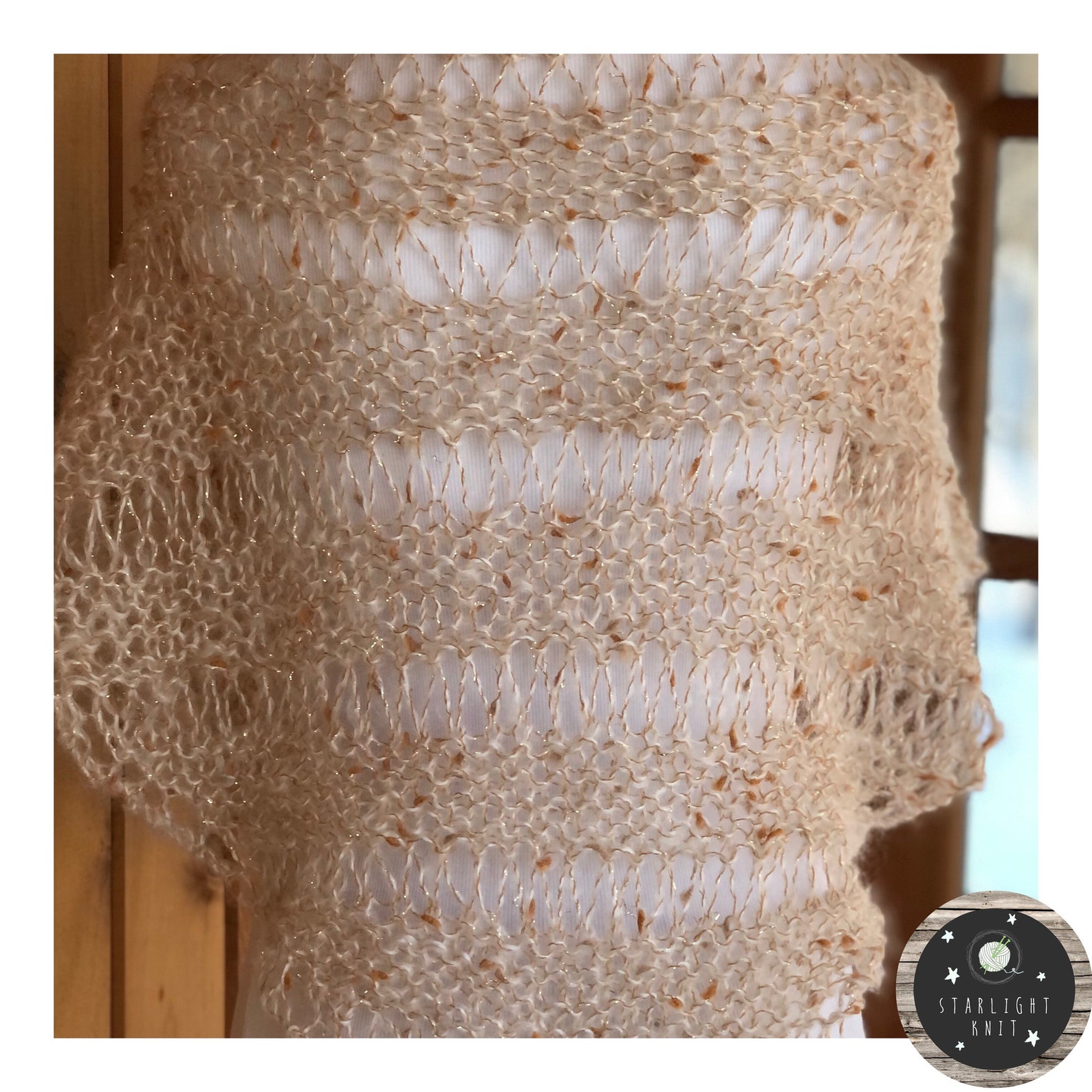 DIY Hand Knit Easy Elegant Lace Shawl Digital Pattern - Etsy