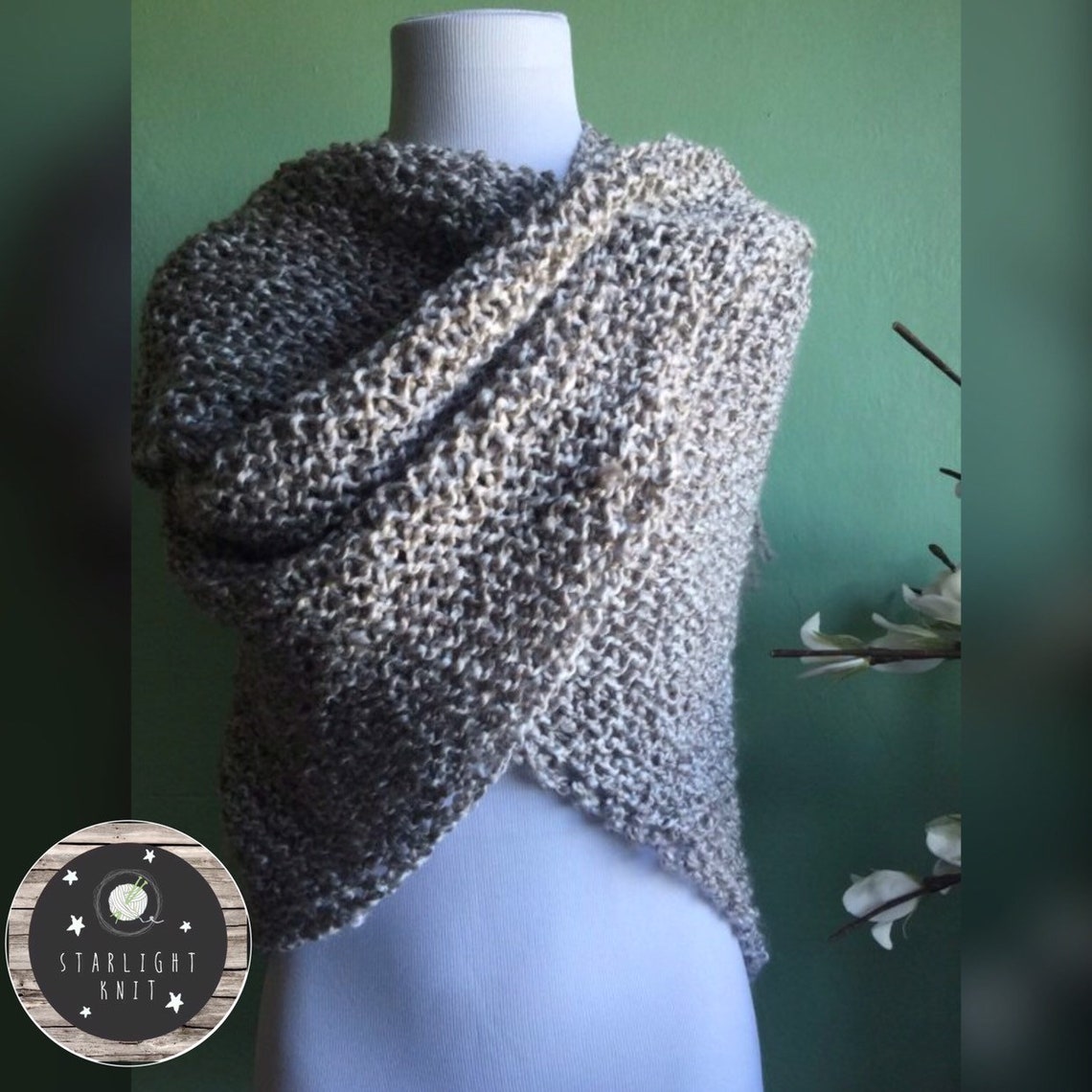 Outlander Inspired Hand Knit Claire's Shawl | Etsy