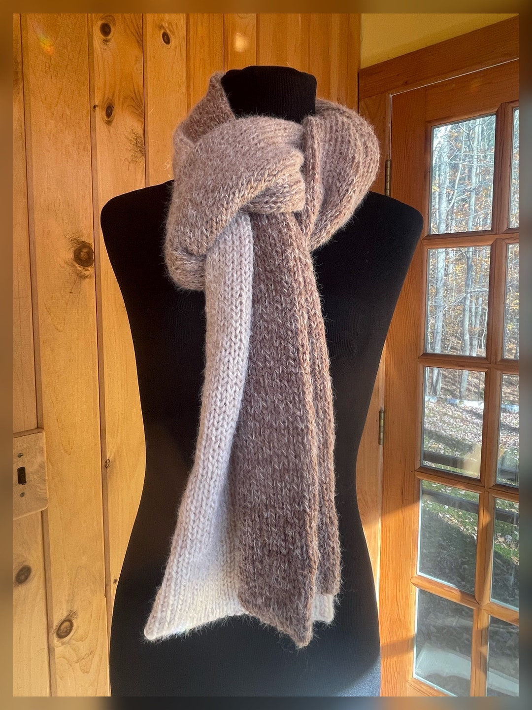 Hand Knit Luxury Extra Long Soft Scarf - Etsy