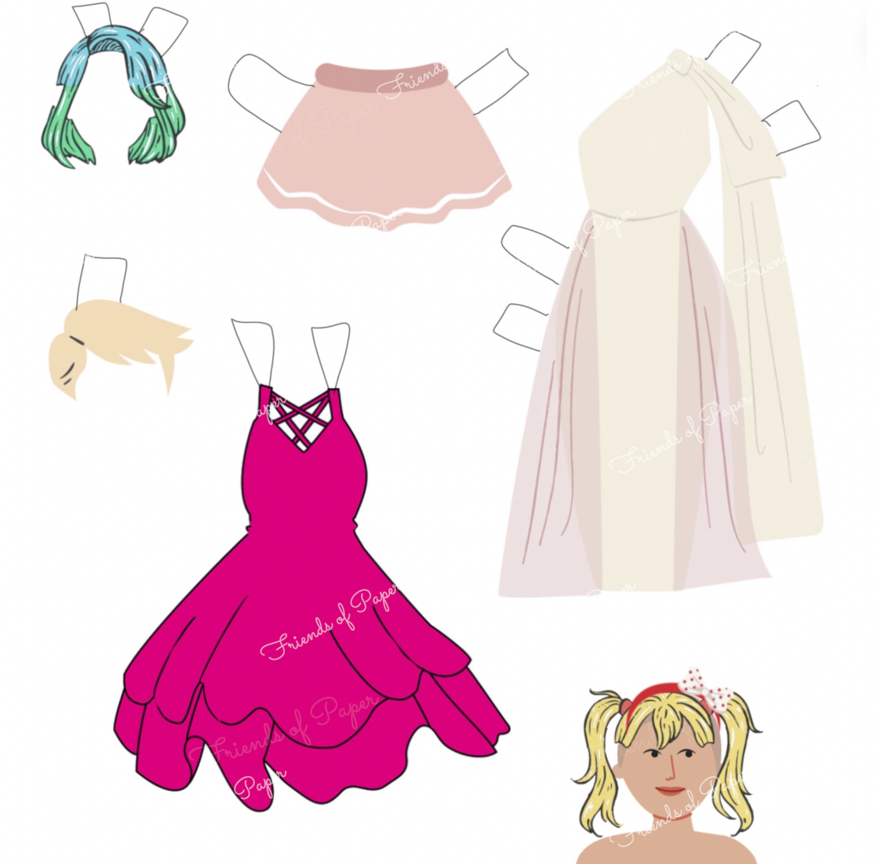 Baby One, the Doll of Paper, Printable Doll, - Etsy