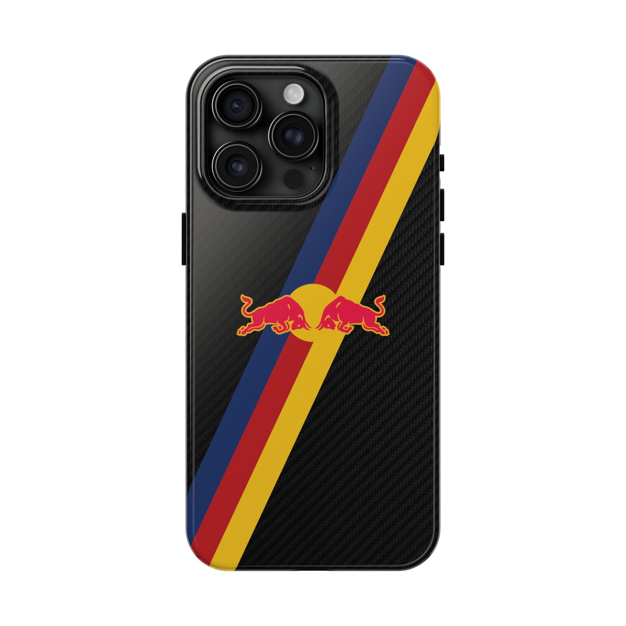 Red Bull Racing F1 Carbon Fiber Phone Case for iPhone 15 14 13 Pro Max ...