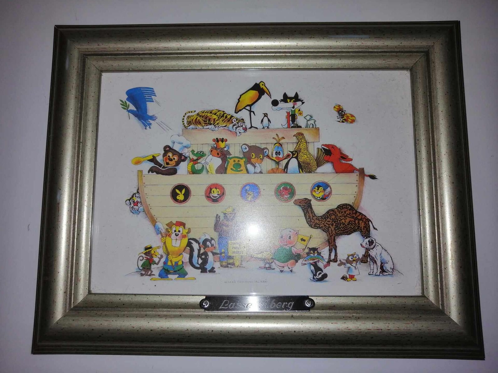 Lasse Åberg Lasse Aberg Noah’s Commercial Ark Framed Print Reproduction ...