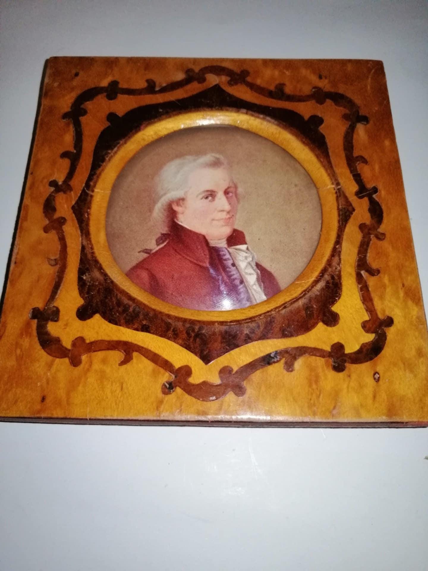 Antique Vintage Set of 3 Miniature Beethoven Mozart Wagner Portrait ...