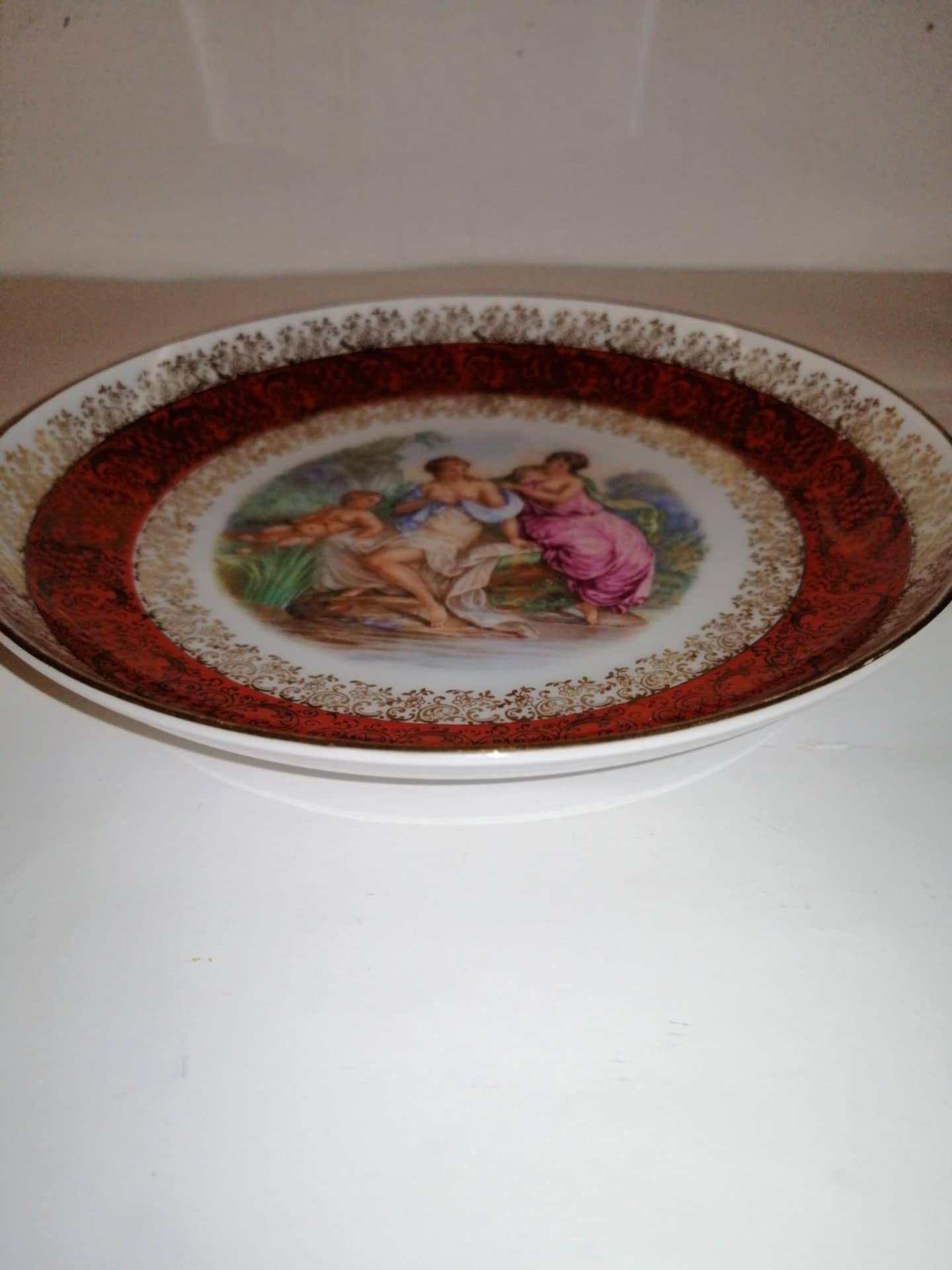 Vintage PMR Bavaria Jaeger & Co Germany Porcelain Collector Plate 1930s ...