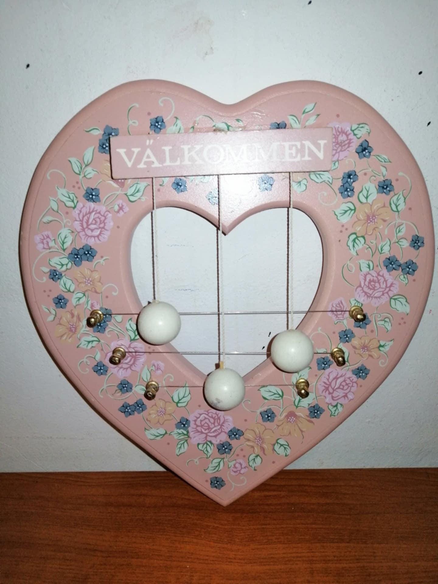 Vintage Wooden Pink String Door Harp Scandinavian Entryway 3 String ...