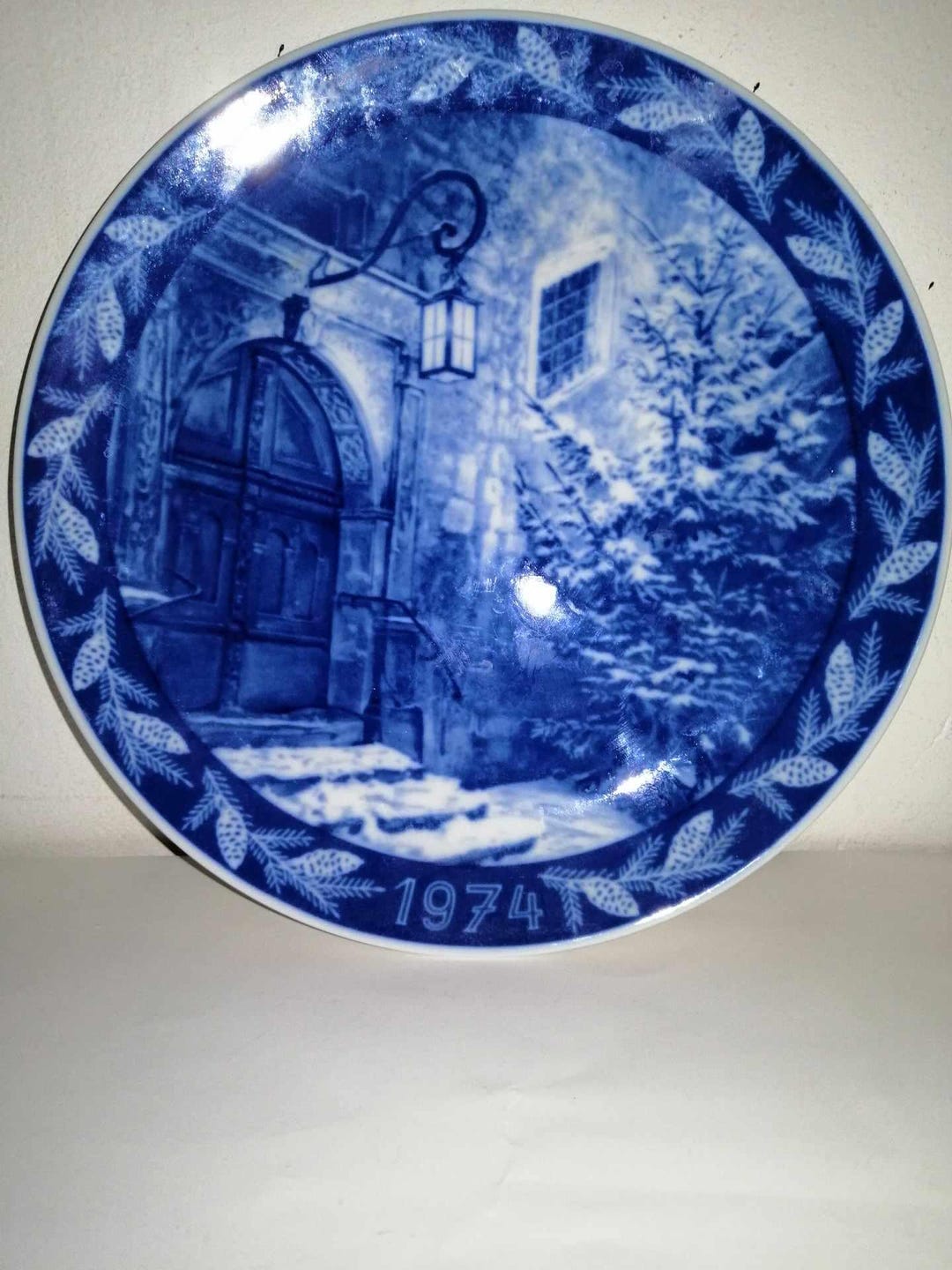 Vintage Winter 1974 Porcelain Wall Plate Edelstein Bavaria Winter ...
