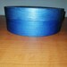 Vintage Blue Wooden Cheese Box Hand Painted Round Wood Cheese Box ...