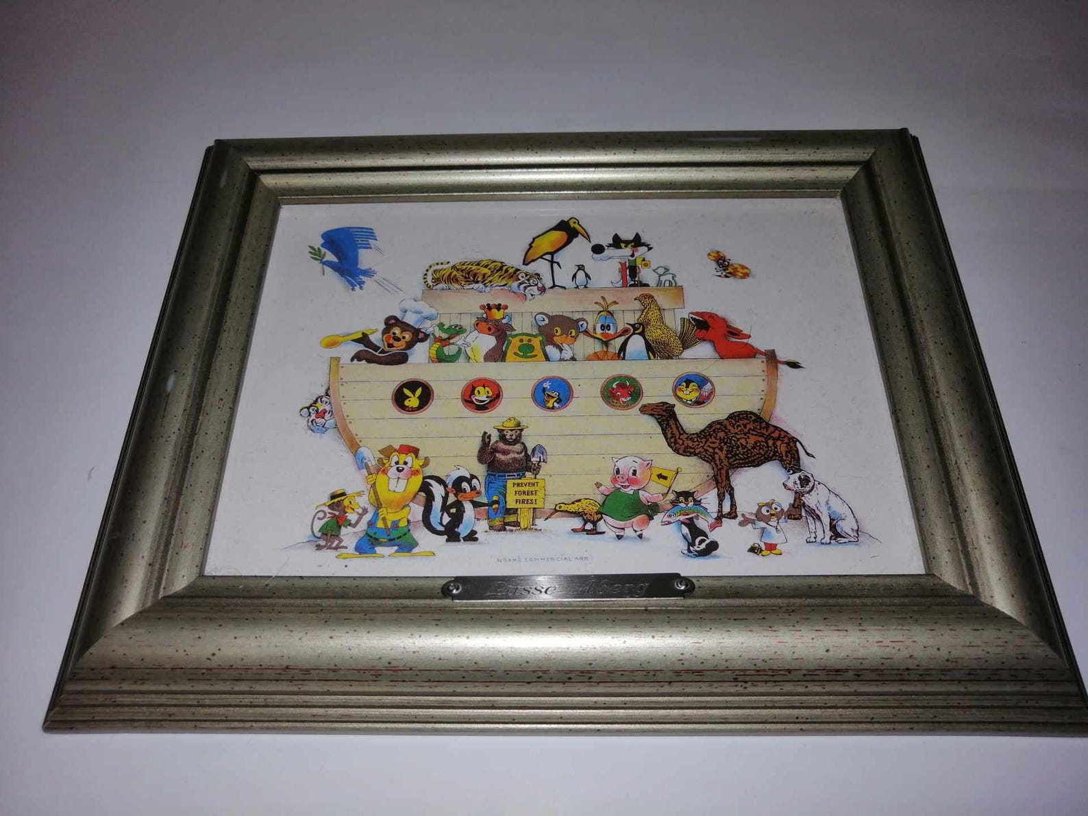 Lasse Åberg Lasse Aberg Noah’s Commercial Ark Framed Print Reproduction ...
