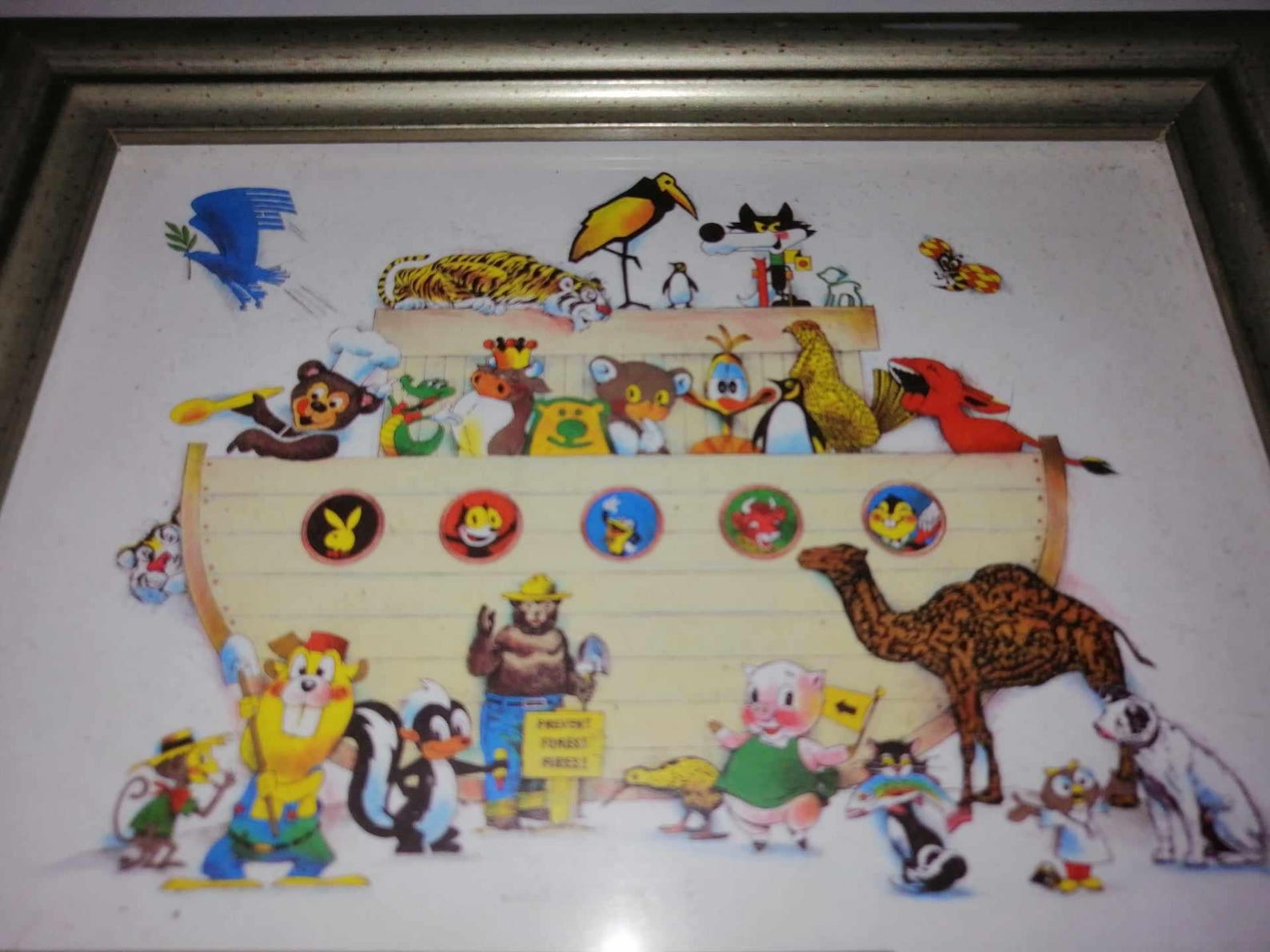 Lasse Åberg Lasse Aberg Noah’s Commercial Ark Framed Print Reproduction ...