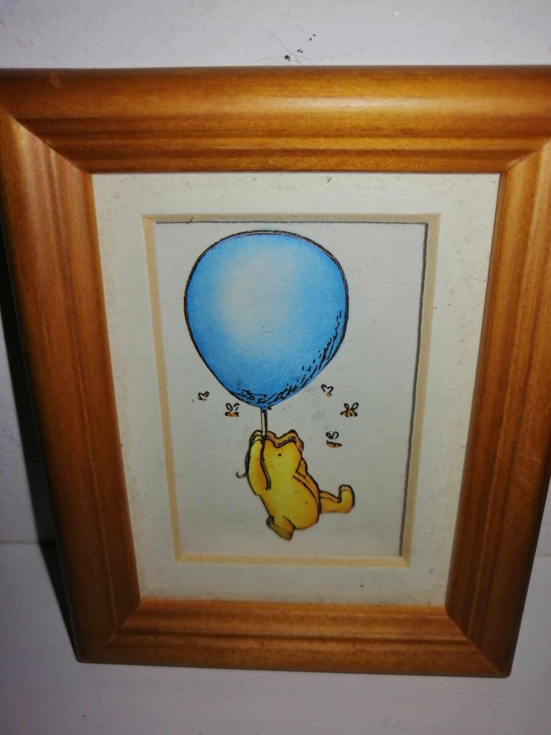 Wooden Framed Miniature Disney Winnie the Pooh 3D Artwork De'coupage ...