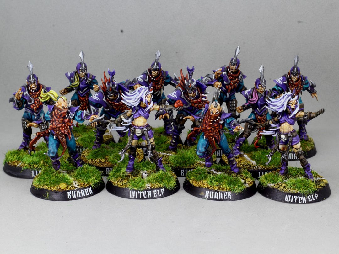 Dark Elf Blood Bowl Team - Etsy