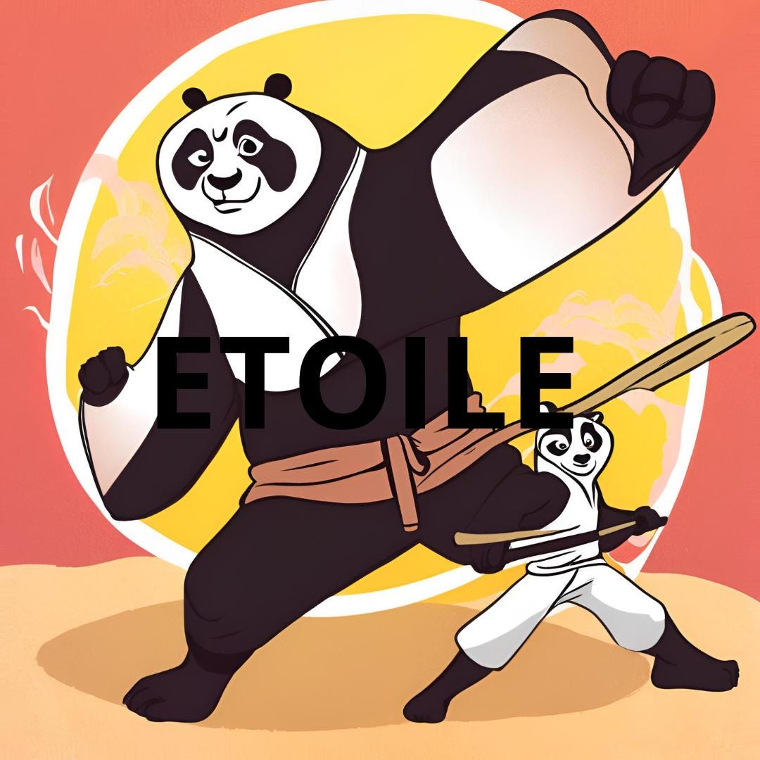 Kung Fu Panda Stickers Clip Art Ai Design Personalization PNG - Etsy