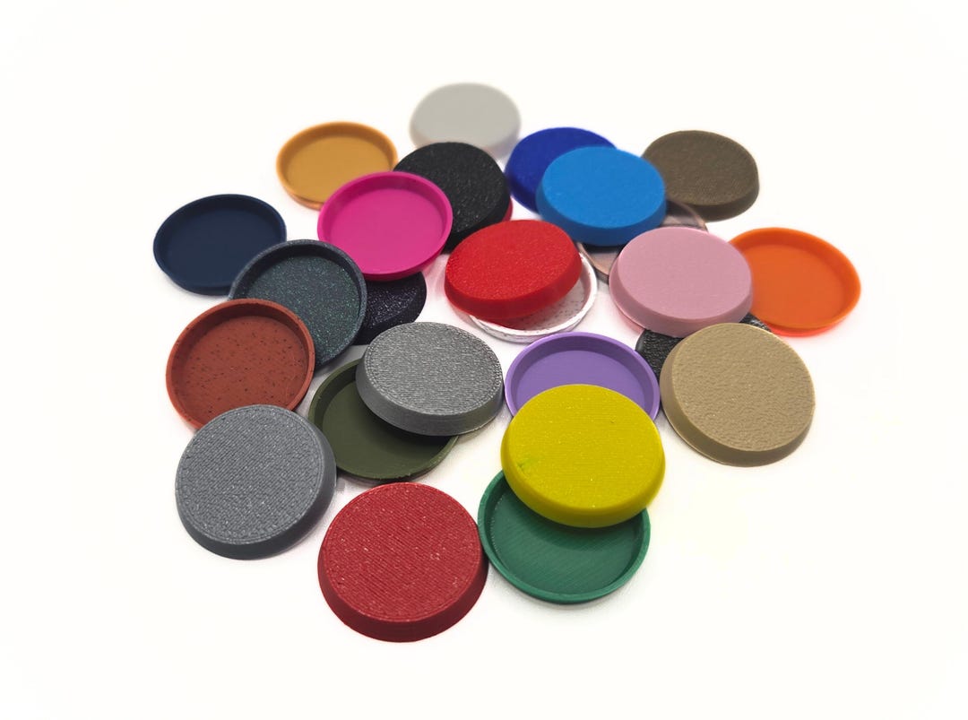 Warhammer Bases - 25mm, 28mm, 32mm, 40mm, 50mm, 60mm, 65mm, 70mm, 80mm ...