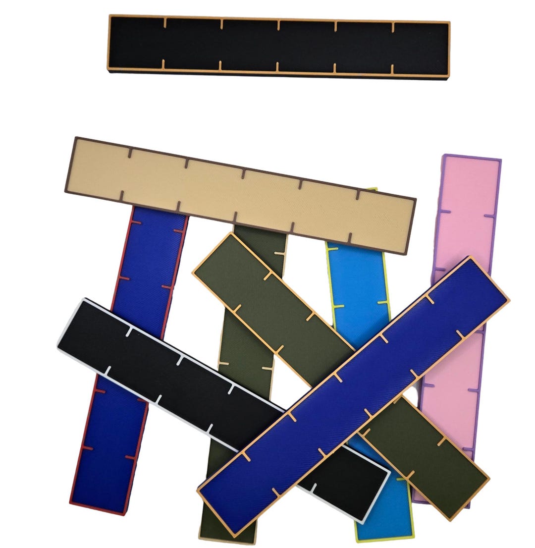 Warhammer 6in Movement Gauge Ruler Tabletop War Games, Multi-color ...