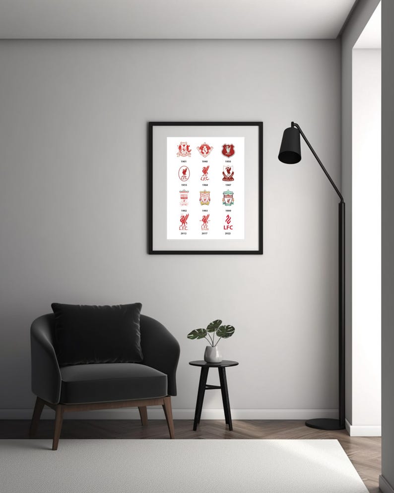Liverpool FC Poster, Liverpool FC Logo Poster, Football Posters, Soccer ...