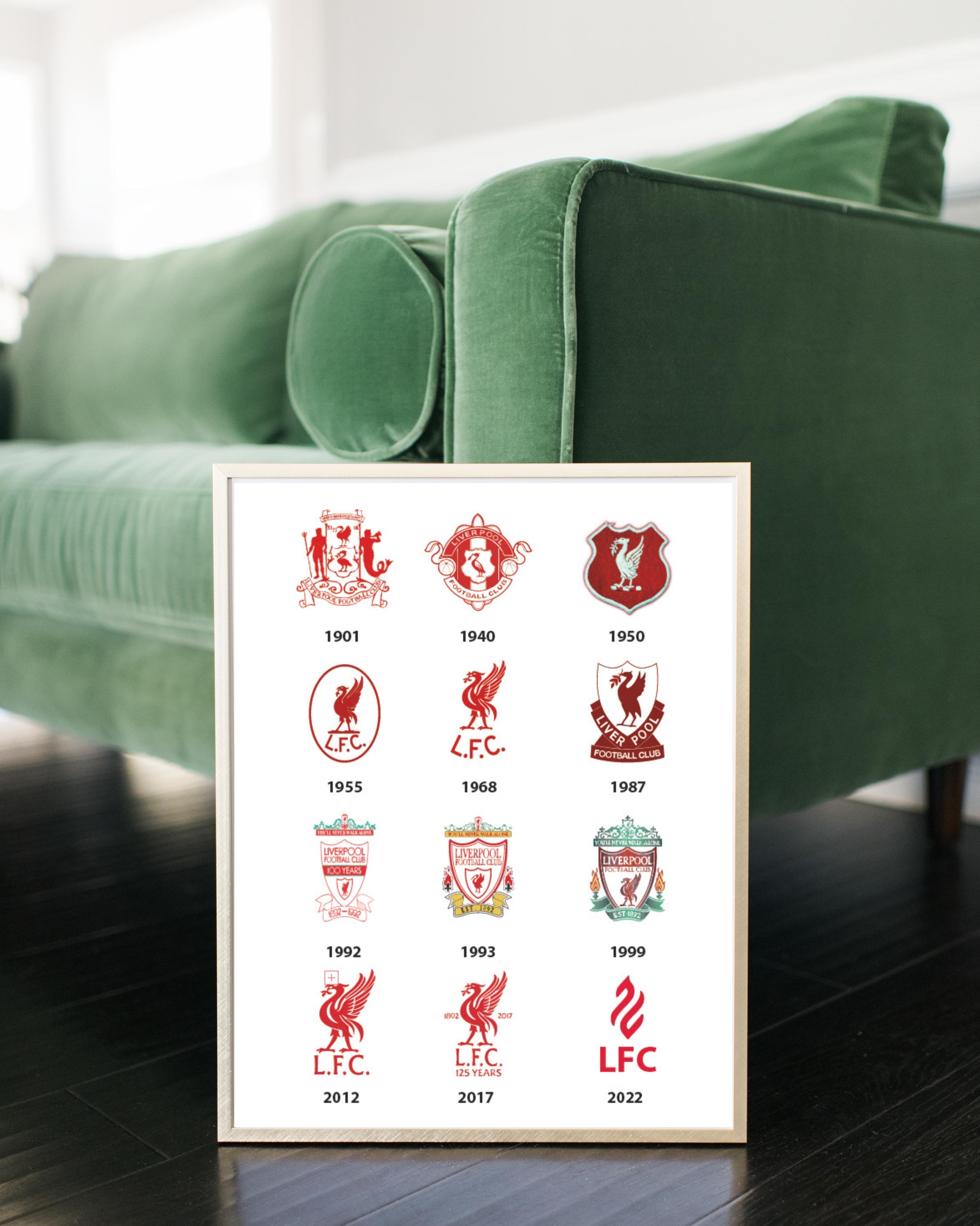 Liverpool FC Poster, Liverpool FC Logo Poster, Football Posters, Soccer ...