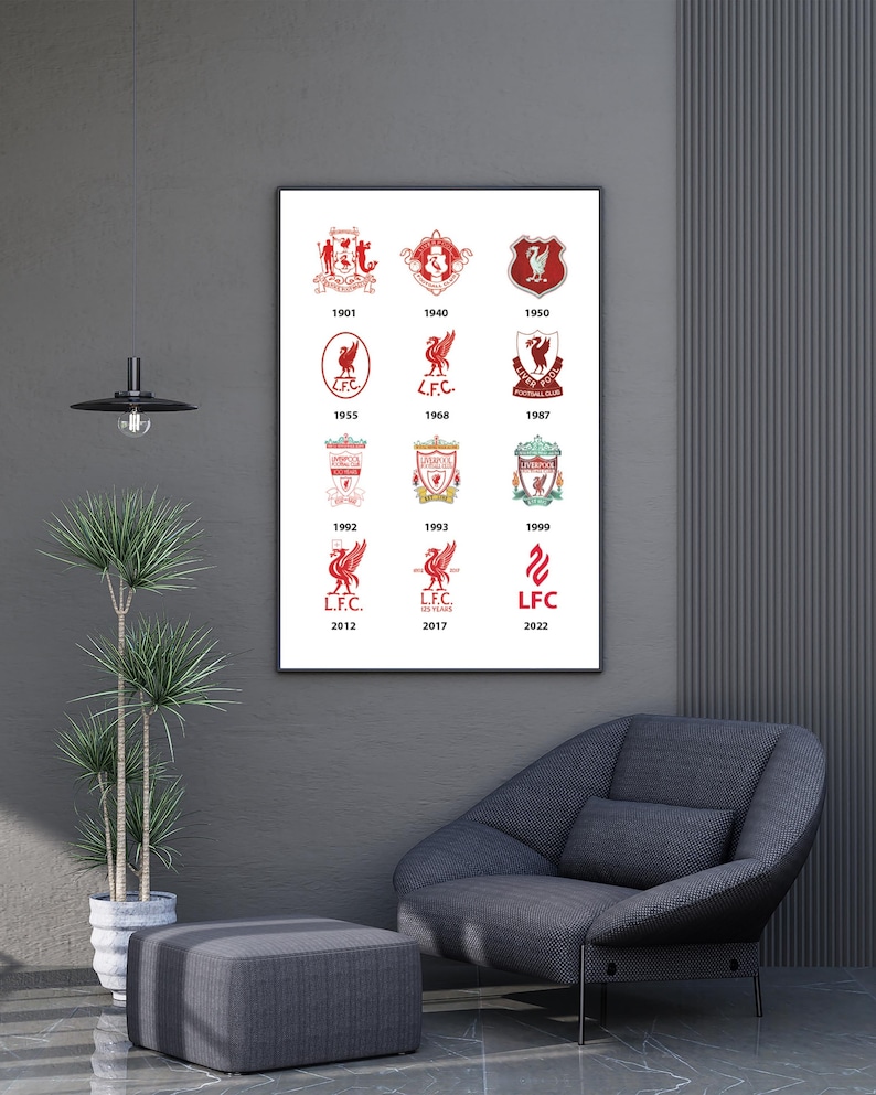 Liverpool FC Poster, Liverpool FC Logo Poster, Football Posters, Soccer ...