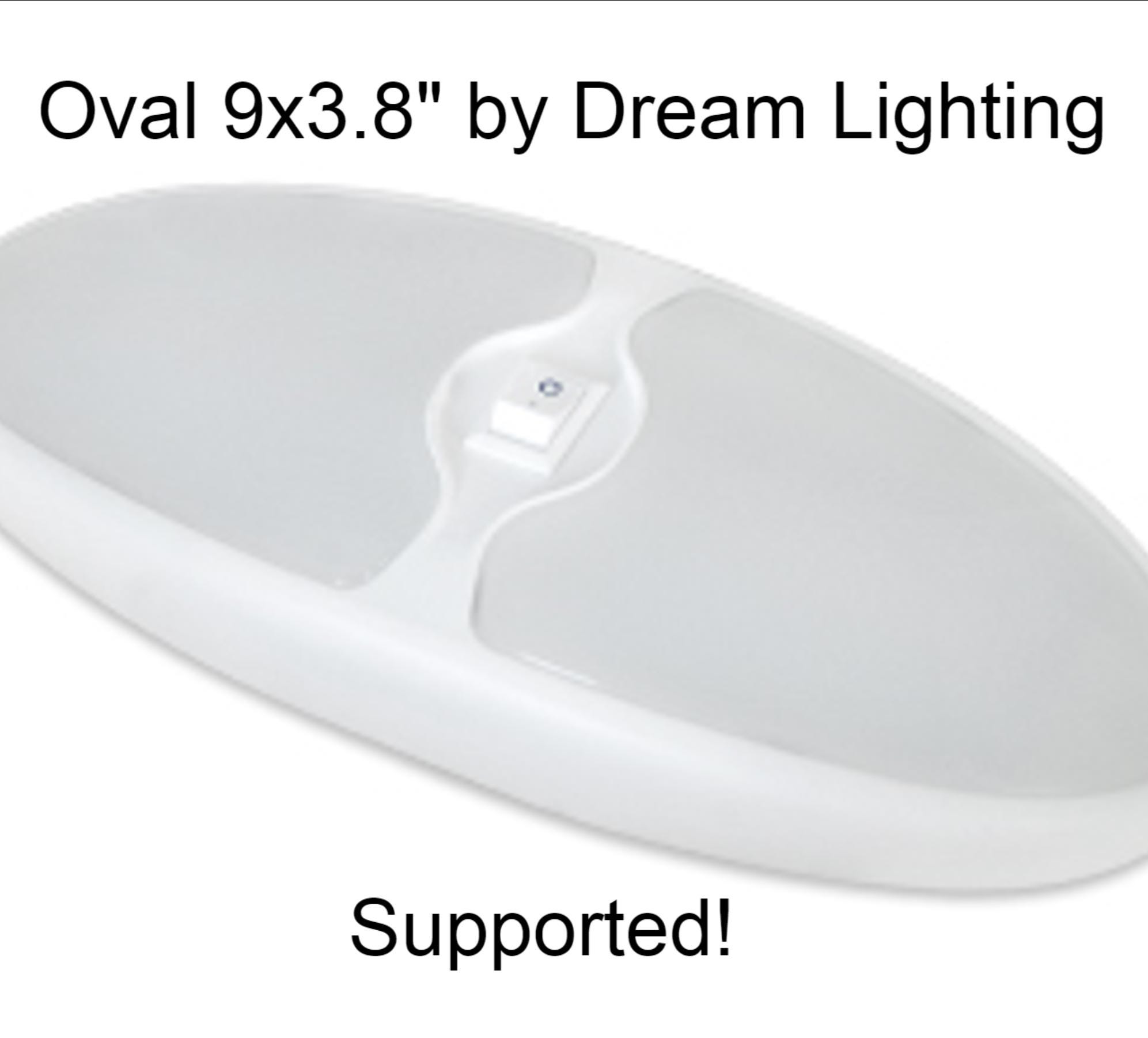 6 Pack- RV Camper Lamp Shade - Dream Lighting 9"x3.8" Oval - Etsy