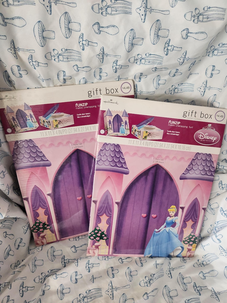 Set of Two Disney's Cinderella's Castle Gift Boxes SEALED Official ...
