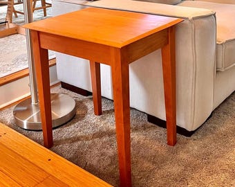 Shaker End Table Made From Solid Cherry - Etsy