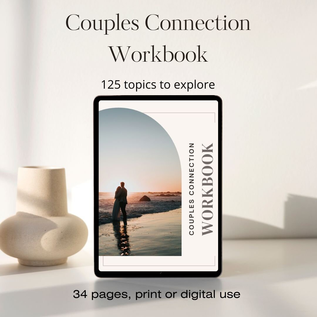 Couples Connection Workbook, Couples Journal, Relationship Prompts ...