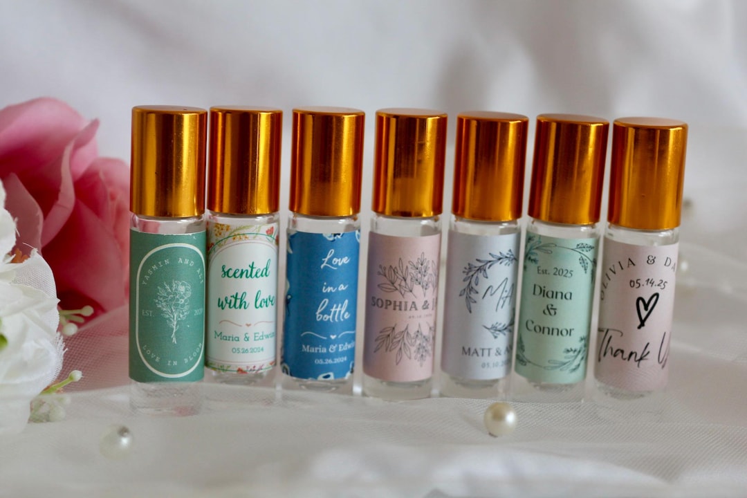 Personalized Perfume Wedding Favors - Etsy