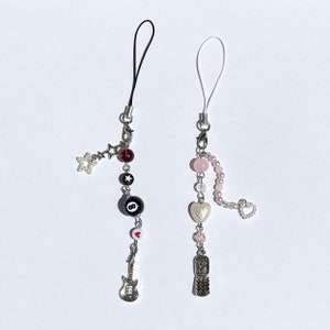 Nana Anime Matching Keychains, Y2K Phone Charms, Aesthetic Purse Charm ...