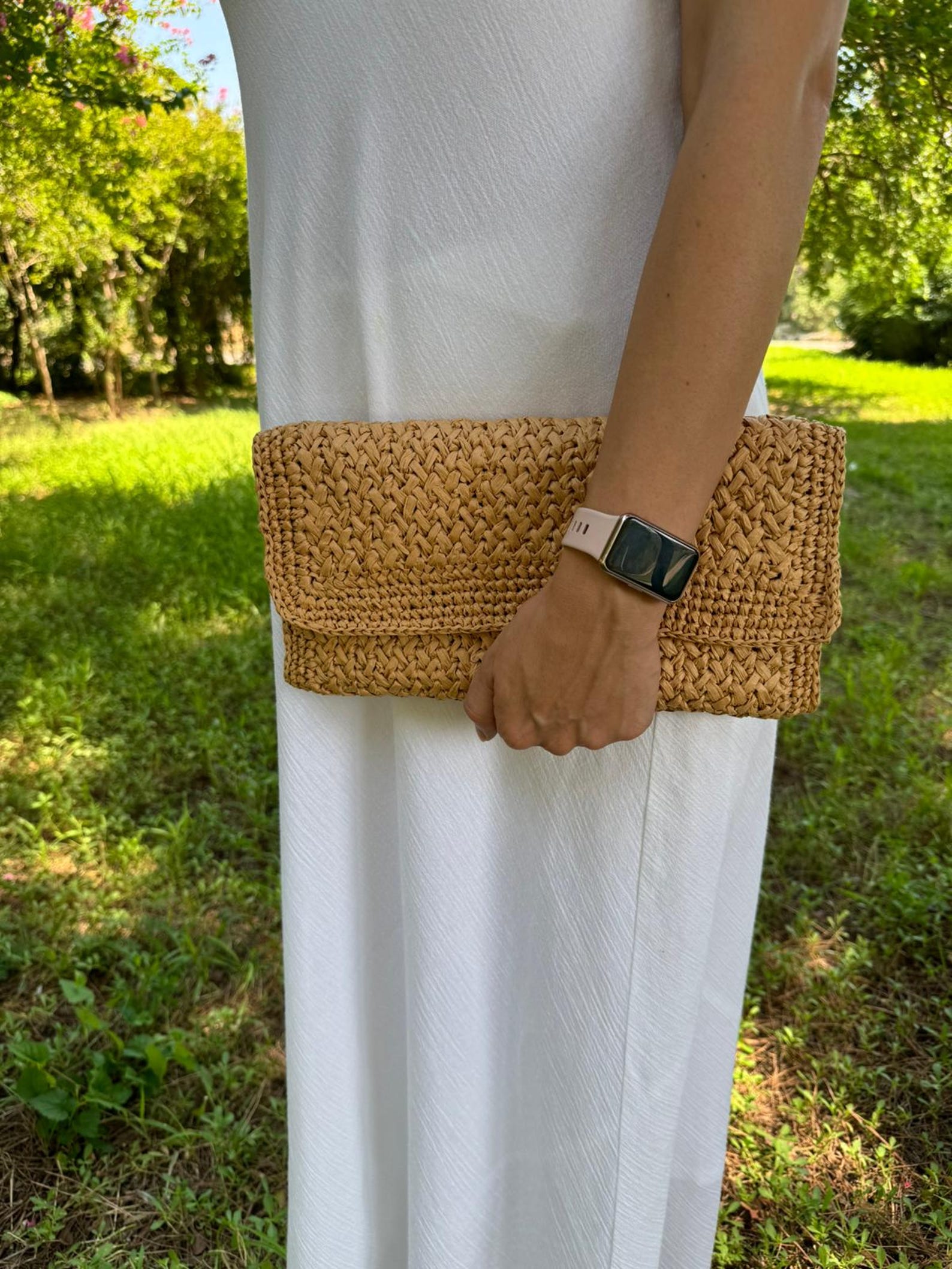 Raffia Summer Clutch Bag, Straw Clutches, Raffia Clutch Bag, Beach ...