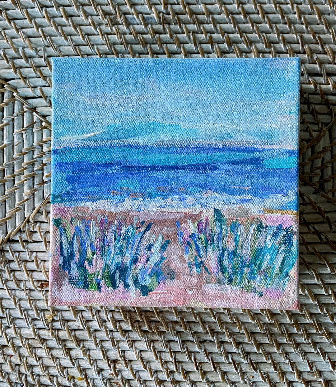 Sandy Shores Lake Michigan Coastal Mini 1 Original 6 X 6 - Etsy