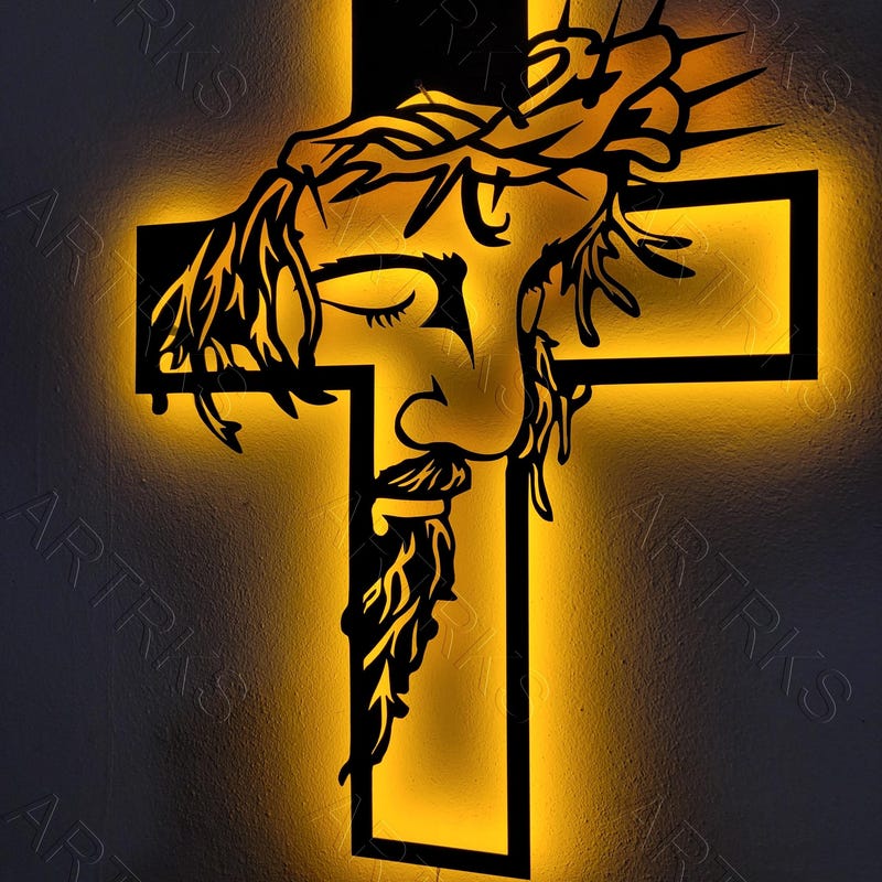 Lighted Cross - Etsy
