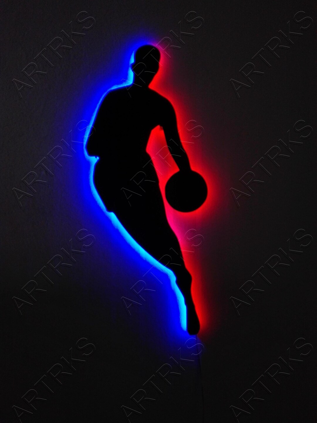 NBA LED Sign, Bright Illuminated Team Emblem, Ideal Decor for Game ...
