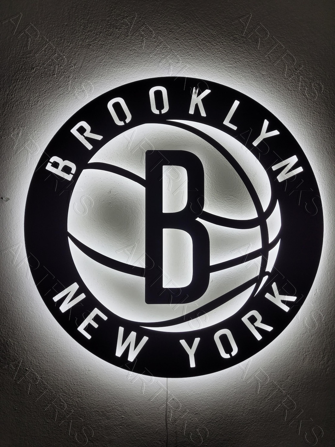 Custom Sports LED Lighting Sign, Basketball Team Sign, Sports Fan Sign ...