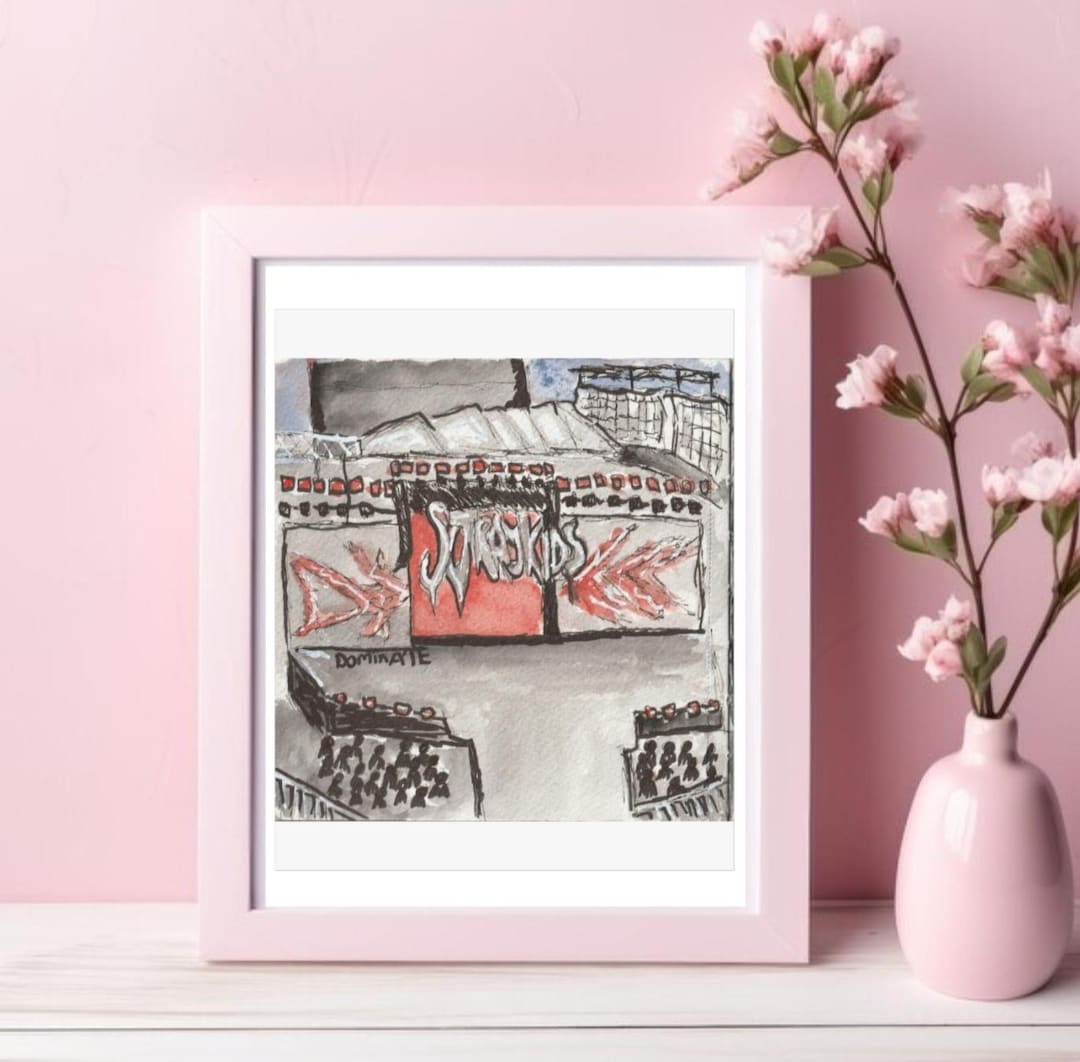 Stary Kids Dominate Stage Watercolor Fine Art Print - Etsy